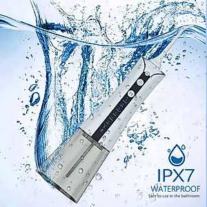TUREWELL Water Flosser for Teeth with DIY Modes, Rechargeable and Portable Dental Oral Irrigator,300ML Water Tank with IPX7 Waterproof for Home Travel