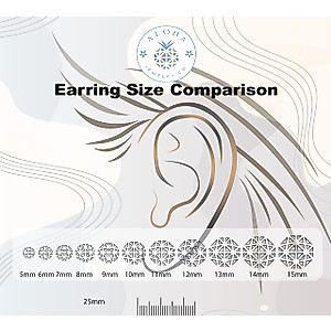 925 Sterling Silver Hawaiian Koa Wood Inlay Nautilus Sea Shell Stud Earrings, Hawaii Ocean Jewelry, Nickle Free Hypoallergenic for Sensitive Skin