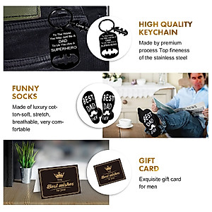 Tecanne Birthday Gifts For Dad From Daughter, Son - Fathers Day Gift Box Baskets For Dad, Husband, Men Best Christmas Package Idea