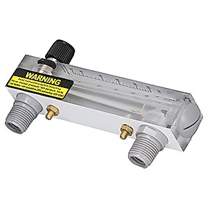 Panel Meter, High Accuracy Water Liquid Meter, Transparent Acrylic Material, Large Measurement Range 25 250LPH, for Liquid Medium Rate Measurement and Control