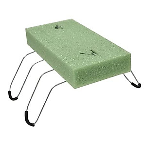 Green Styrofoam Block 2 x 6 x 12 in. (Set of 2) for Monument Gravestone Saddle Cemetery Headstone Saddle 2x6x12styroblock 2x6x12 Dry Styrofoam Block