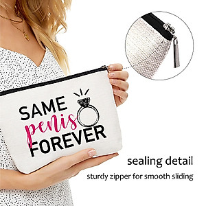 Fun Bridal Shower & Engagement Gifts - Makeup Travel Case & Bag for Bride & Bachelorette Party