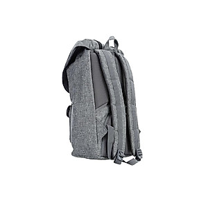 Herschel Little America Laptop Backpack, Raven Crosshatch/Black, Classic 25.0L