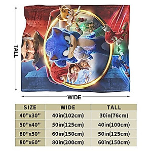 Hedgehog Ultra Soft 3D Blanket Quilt Microfiber Plush Throw Blankets for Bed Printed Quilt Blankets Adults Fleece Blanket Bedding 60"X50"