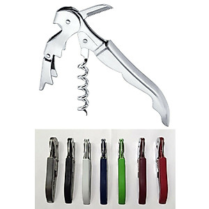 LokoshinA 12x PROFESSIONAL WAITERS WINE KEY CORKSCREW-OPENER DOUBLE HINGED STAINLESS STEEL Generic bottle opener Wine openers Wine bottle opener Wine accessories Wine bar Corkscrews for wine bottles
