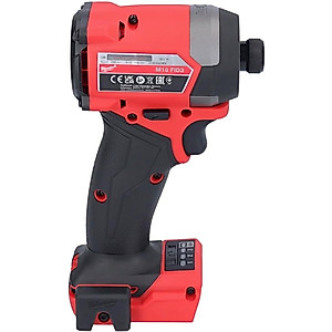 Milwaukee 2953-20 18V Lithium-Ion Brushless Cordless 1/4'' Hex Impact Driver (Bare Tool), Red