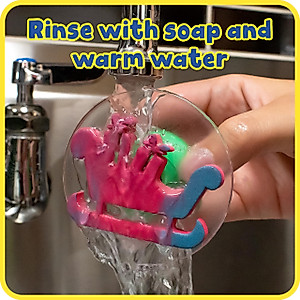 READY 2 LEARN Giant Stampers - Christmas Shapes - Set of 10 - Easy to Hold Foam Stamps for Kids - Arts and Crafts Stamps for Displays, Posters, Signs and DIY Projects