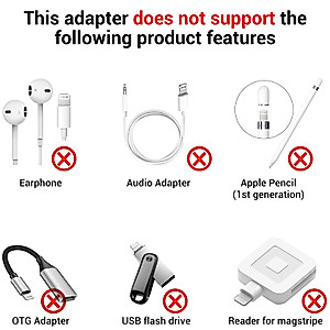 Temdan 4 Pack Lightning to USB C Adapter for iPhone 15/16 Pro/16 Pro Max/Plus,Samsung S24,Gender Changers,USB C Charger Connector Cable,for iPhone 16/15 Charger,iPhone 16/15 Accessories - Black