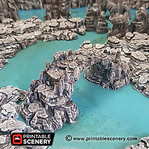 Goblin Grotto Bridge DND Terrain for Dungeons and Dragons Terrain, D&D, Pathfinder, Warhammer 40k, Miniatures, D and D, Dungeons and Dragons Gifts, Dungeon Master