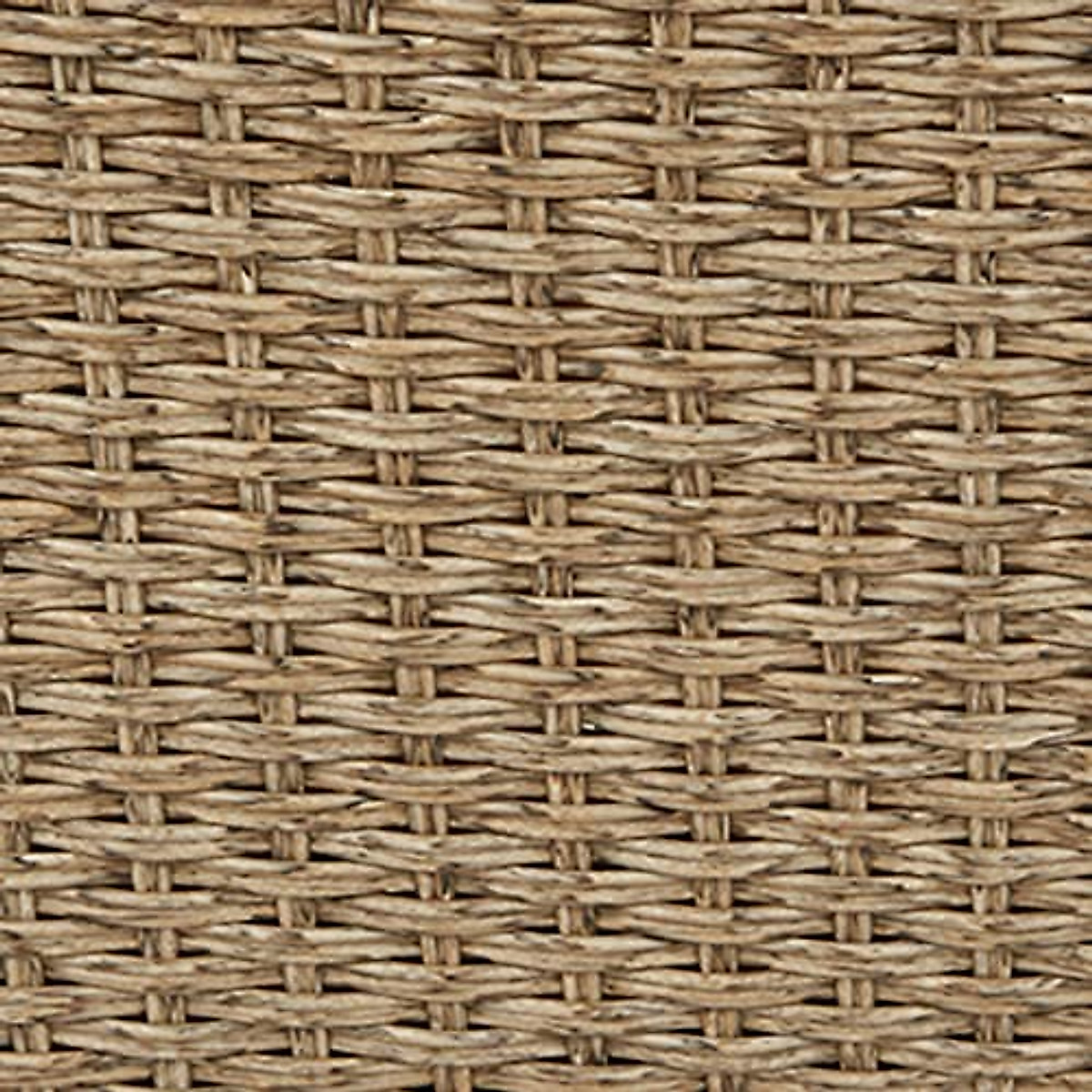 Signature Design by Ashley Outdoor Crystal Cave Patio Wicker Lounge Chair Set, 2 Count, Beige
