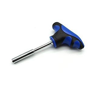 TEMO 1/4 Inch T-Handle Hex Bit Holder Screwdriver, 5 Inch Long