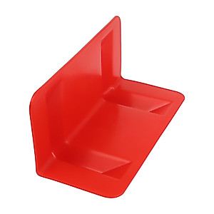 Corner Edge Protector, 30 Pack Red PP V Shaped Tie Down Strap Guards Bumper Cargo Load Flatbed Truck