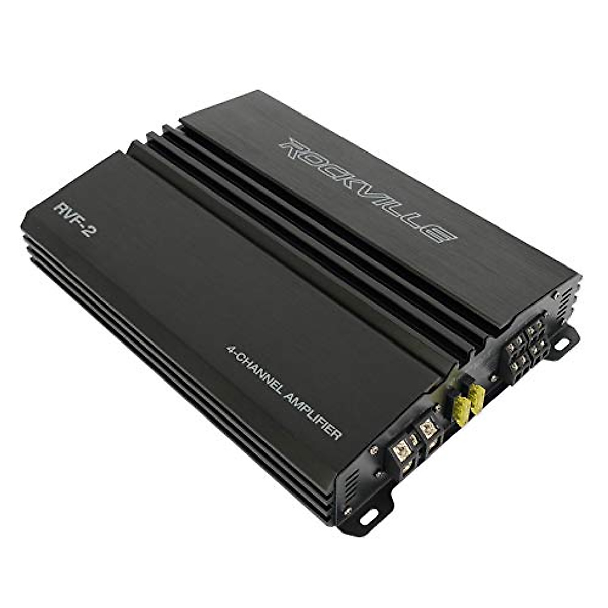Rockville RVF-2 1200w Peak/300w Dyno-Certified RMS 4 Channel Car Amplifier Stereo Amp