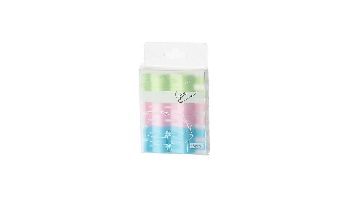 Onsinic 6pcs Bin Bag Clips for Easy Kitchen Waste Management