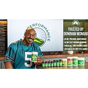 Peak Performance Organic Greens Superfood Powder. Best Tasting Super Greens Powder with 25+ Organic Ingredients for Max Energy and Athletic Performance. Vegan Keto Green Juice Daily Drink