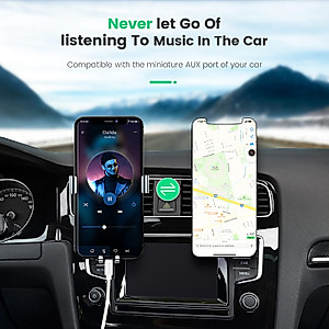 [Apple MFi Certified] Aux Cord for iPhone, Lightning to 3.5mm Aux Stereo Audio Cable Adapter Compatible with iPhone 13/12/11/XS/XR/X/8/7/All iOS for Car Home Stereo, Speaker, Headphone-3.3ft (Sliver)