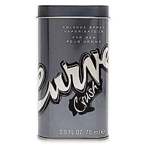 Curve Men's Cologne Fragrance Spray, Casual Day or Night Scent, Curve Crush, 2.5 Fl Oz