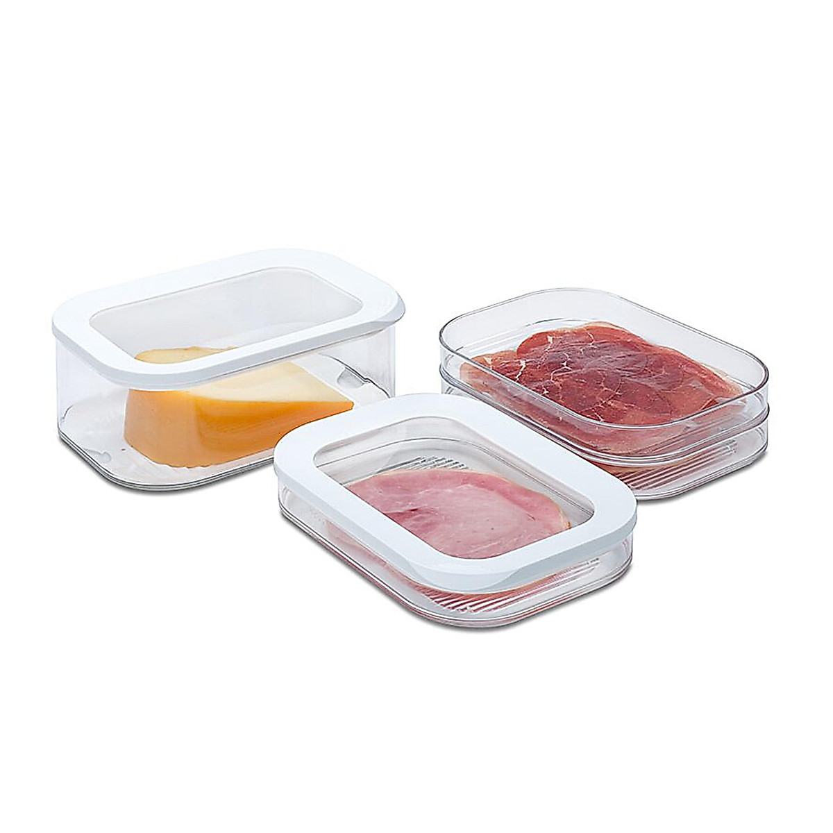 MEPAL, MODULA Food Storage Box with Lid for Salami, Turkey, Bologna, Deli and Luncheon Meat, BPA Free, Color, 540ml | 19oz, 1 Count
