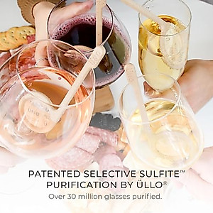 Ullo Uno Wine Purifying Wands. Removes Sulfites and Histamines to Enjoy Vineyard-Level Ullo Pure Wine On the Go (4 Wands)