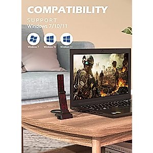 Wavlink WiFi6 USB Adapter for PC,AX1800 Dual Band 2.4GHz/ 5GHz Wireless USB Network Adapter for Desktop Windows 11/10, Mini Travel Size,Wireless USB Network Adapter,WPA3