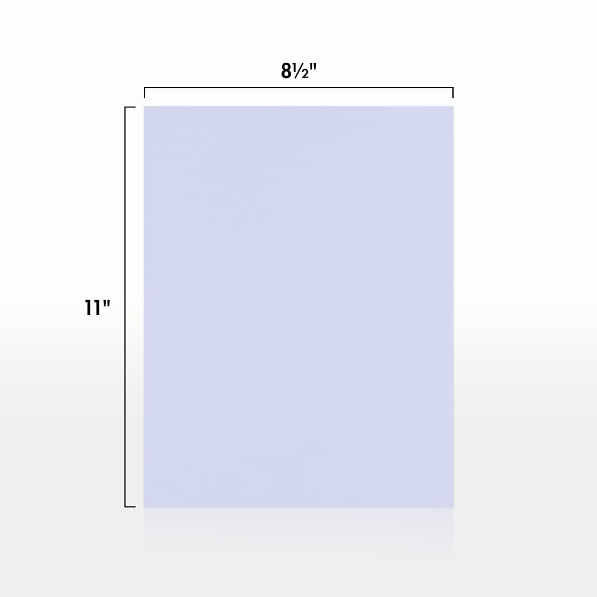 LUXPaper 8.5" x 11" Paper | Letter Size | Lilac Purple | 80lb. Text | 50 Qty