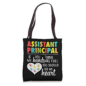 Cute Assistant Principal School Teacher Appreciation Gift Tote Bag