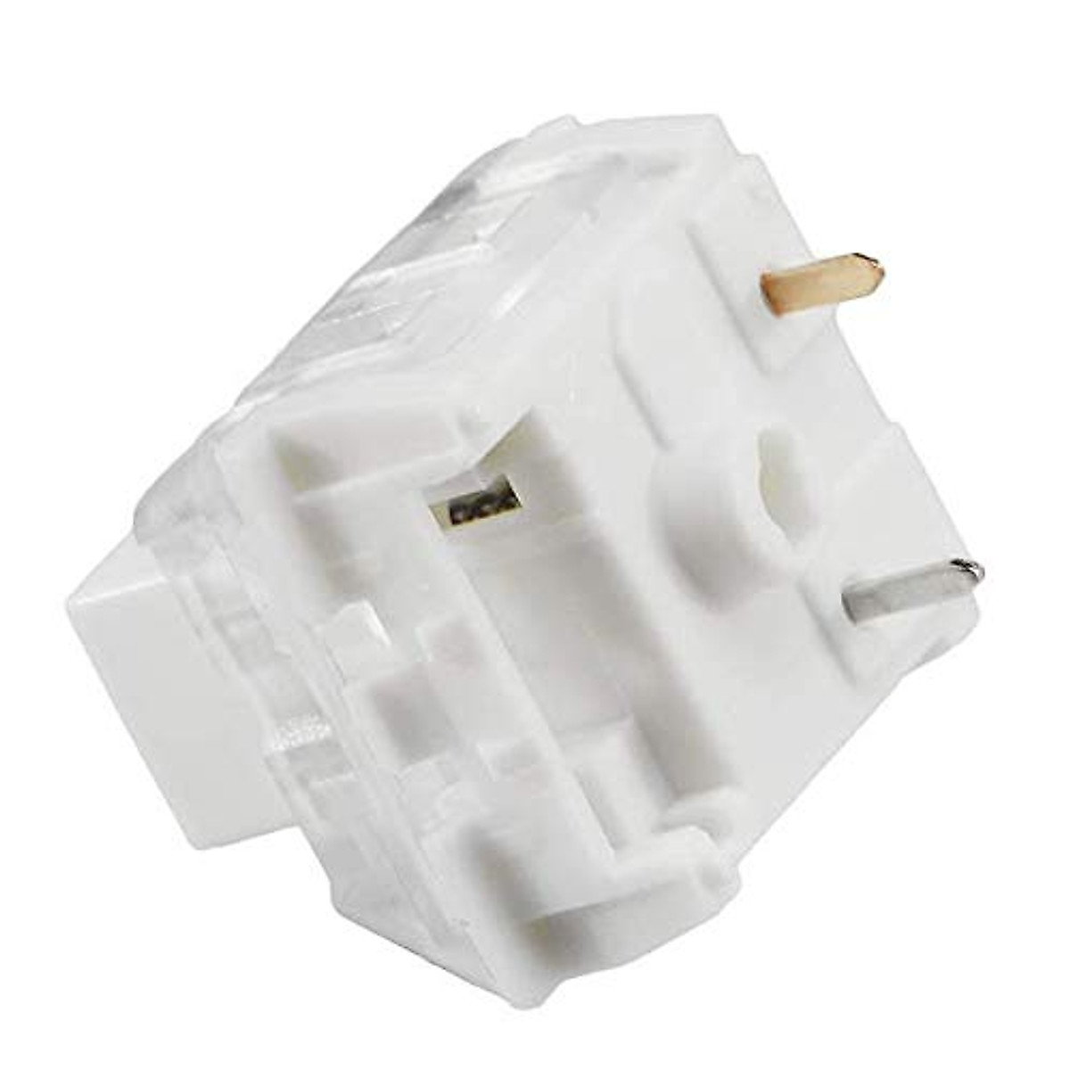 Kailh Box Mechanical Switches for MX Mechanical Gaming Keyboard | 45g Force | Clicky | Plate Mounted | SMD 3 Pin RGB Switches for Backlit Keyboard | (65 PCS, White)