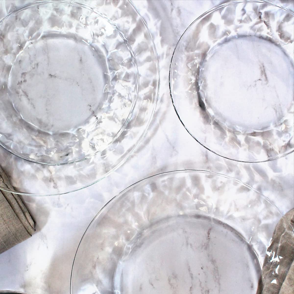 Rocher 12 Pcs. Clear Glass Dinnerware Set (0950-0)