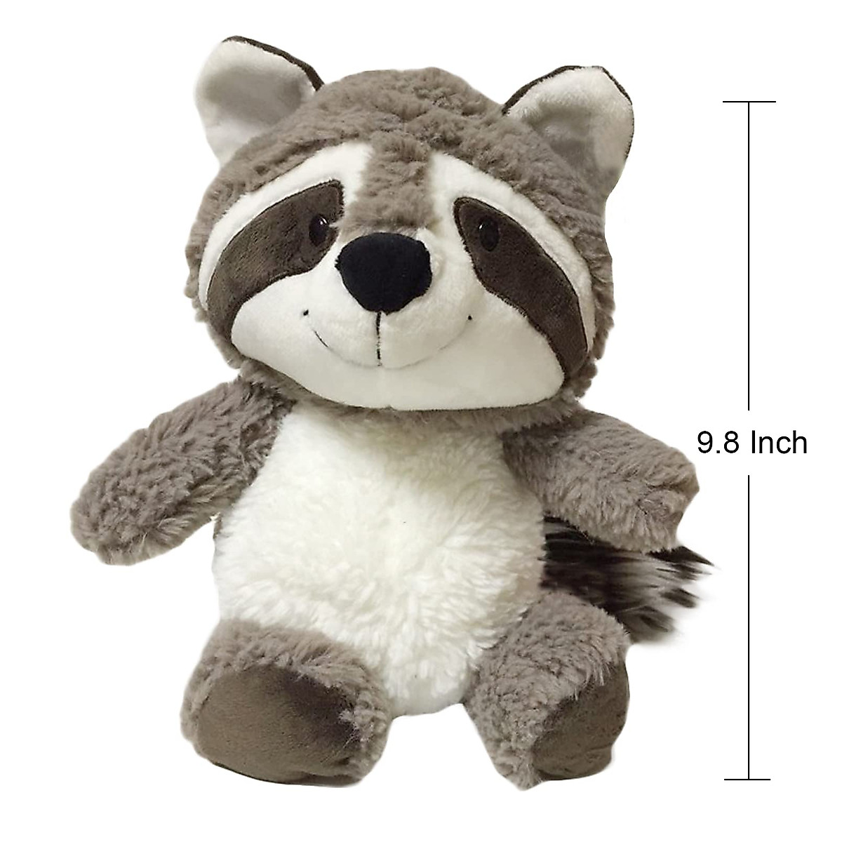 aporake Little Raccoon Stuffed Animal,Stuffed Raccoon Plush Toy Soft Plushies Cute Plush Toys Gifts for Girls/Boys/Babies/Toddlers/Girlfriends (Gray, 9.8 Inch)