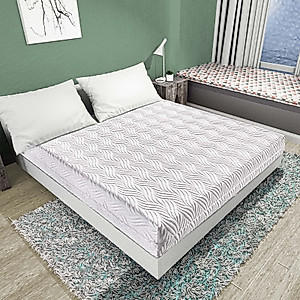 Twin Full Queen King Size Mattress, 10 Inch Hybrid Pocket Spring Mattress, Ergonomic Design with Breathable Foam & Pocket Spring Mattress for Boys Girls Adults, Medium Plush Feel, White (KING)