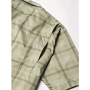 Columbia Men's Silver Ridge Lite Short Sleeve, Safari Large Plaid, Medium