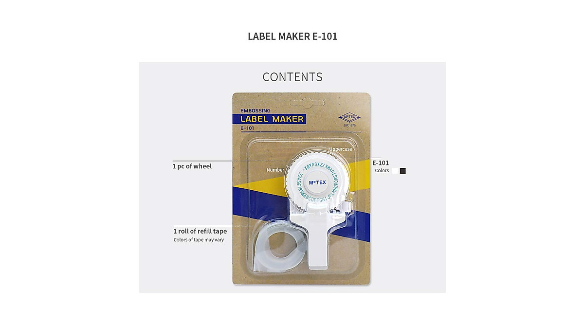 Motex Embossing Label Maker - Create Custom Labels Easily