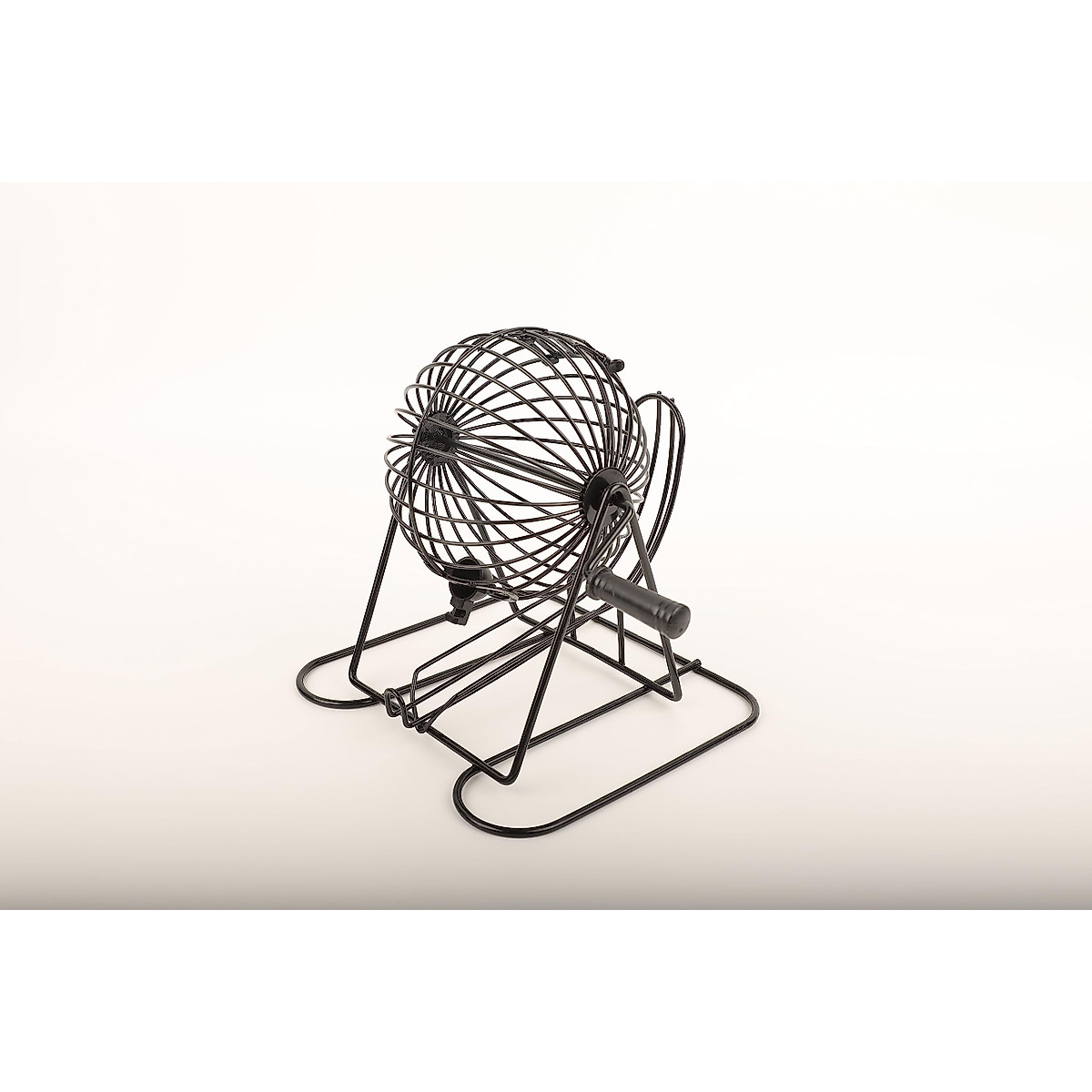 jiujiu&liuliu Deluxe Bingo Game Set with 6 Inch Metal Round Cage, 75 Colored Bingo Balls, 18 Bingo Cards, 150 Mix Bingo Chips and Bingo Master Board