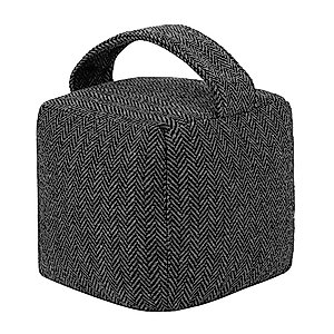 Heavy-Duty Door Stopper, Decorative Door Stopper, Weighted Fabric Door Stopper for Bedroom, Living Room, Interior & Exterior Doors