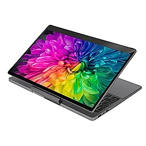 Airshi Office Laptop, Tablet Laptop Fingerprint Reader 15.6in Touchscreen Gravity Sensor 12GB DDR5 RAM Multi Mode for Travel