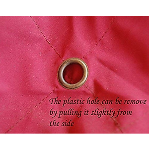 BELLRINO DECOR 7.5ft 8 Ribs RED Replacement STRONG & THICK Patio Umbrella Canopy Cover for (Canopy Only) (RED-78)