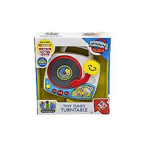 eKids Tiny Tunes Toy Turntable for Toddlers with Built-in Nursery Rhymes and Sound Effects, Musical Toy for Kids