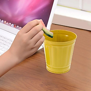 generic Mini Trash Can with Lid, Small Garbage Can, Countertop Wastebasket Garbage Lint Bin for Bathroom, Office, Kitchen, Desk, Coffee Table(red), AM0X3R0L0ZVUS