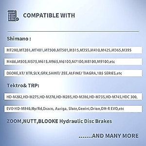 TorchPilot Bike Brake Bleed Kit for Shimano,TEKTRO Hydraulic Disc Brakes, Bicycle Brakes Service Bleed Set with 120ml Mineral Oil for MTB/Road Brake Perfect Bleeding of The Bicycle Brake