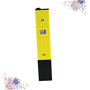 CHILDWEET Ph Measurement Water Ph Pen Portable Ph Pen Water Quality Monitor Ph Test Pen Pool Ph Tester Digital Ph Tester Water Tester Ph Tester Digital Fish Tank Ph Tester LCD Ph Pen Yellow