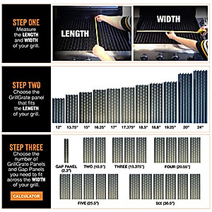GrillGrate Sets of 16.25" Panels (Interlocking) + GrateTool (3)