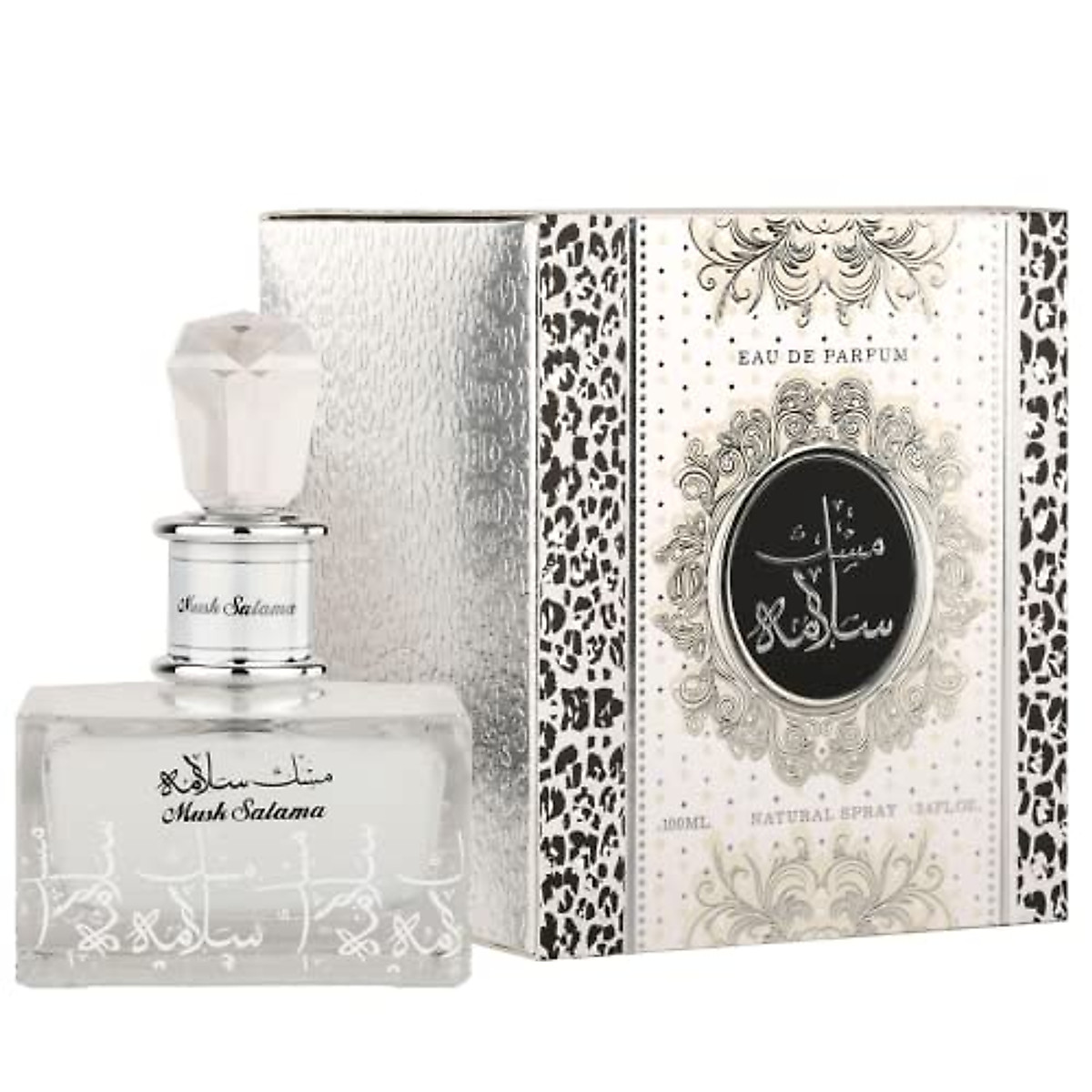 Musk Salama EDP - 100ML (3.4 oz) I Gorgeous charming fragrance for both men and women I Fruity notes with Musk and Amber I Warmth and Comfort I Long-Lasting I by Lattafa Perfumes