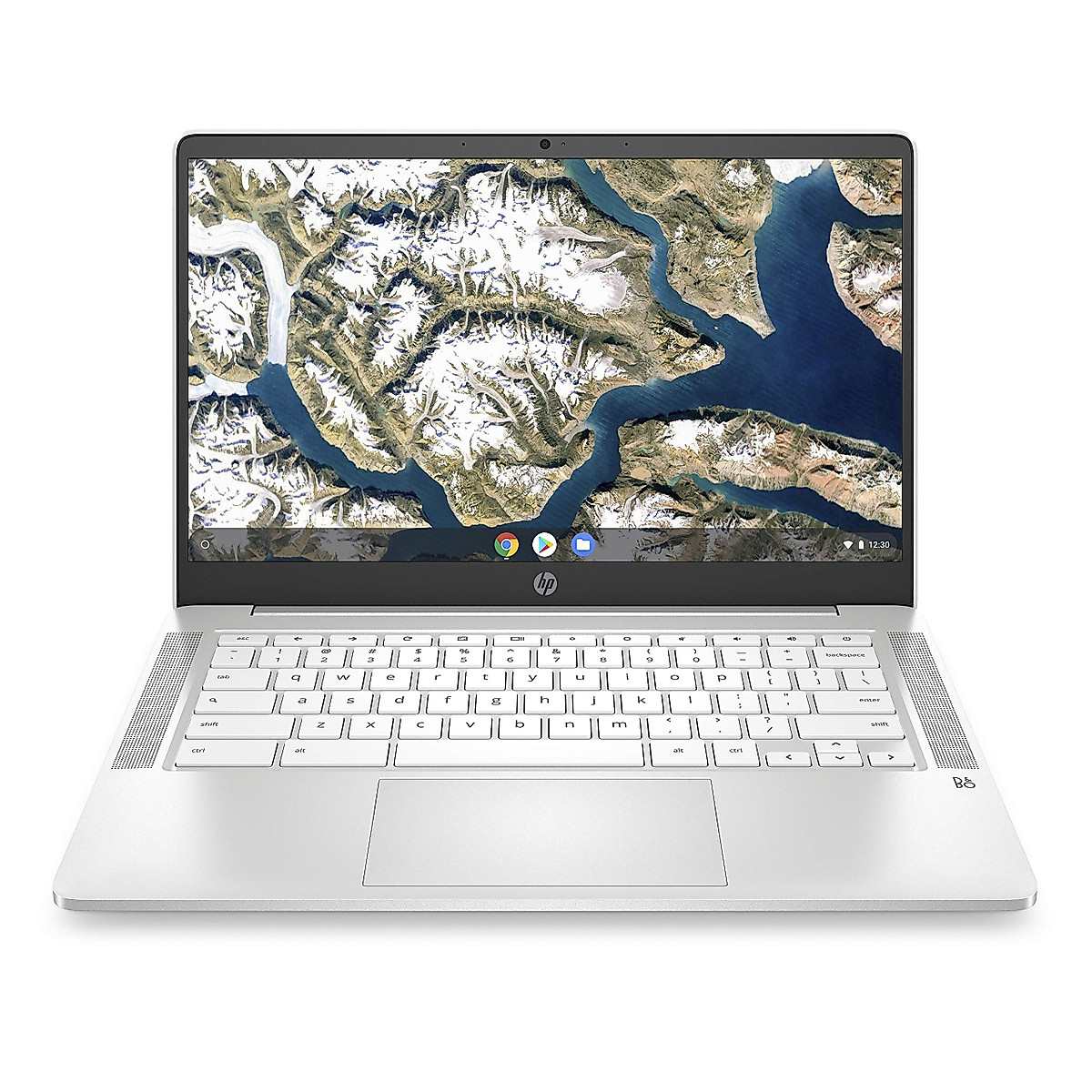 HP Chromebook 14-inch FHD Laptop, Intel Celeron N4000, 4 GB RAM, 32 GB eMMC, Chrome (14a-na0060nr, Ceramic White)