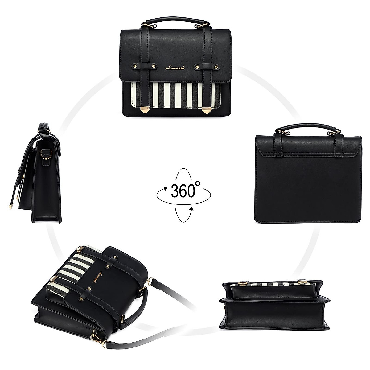 LOVEVOOK Purses and Handbags for Women, Cute Top Handle Satchel Shoulder Bag Small Pink Messenger Tote Crossbody Bags