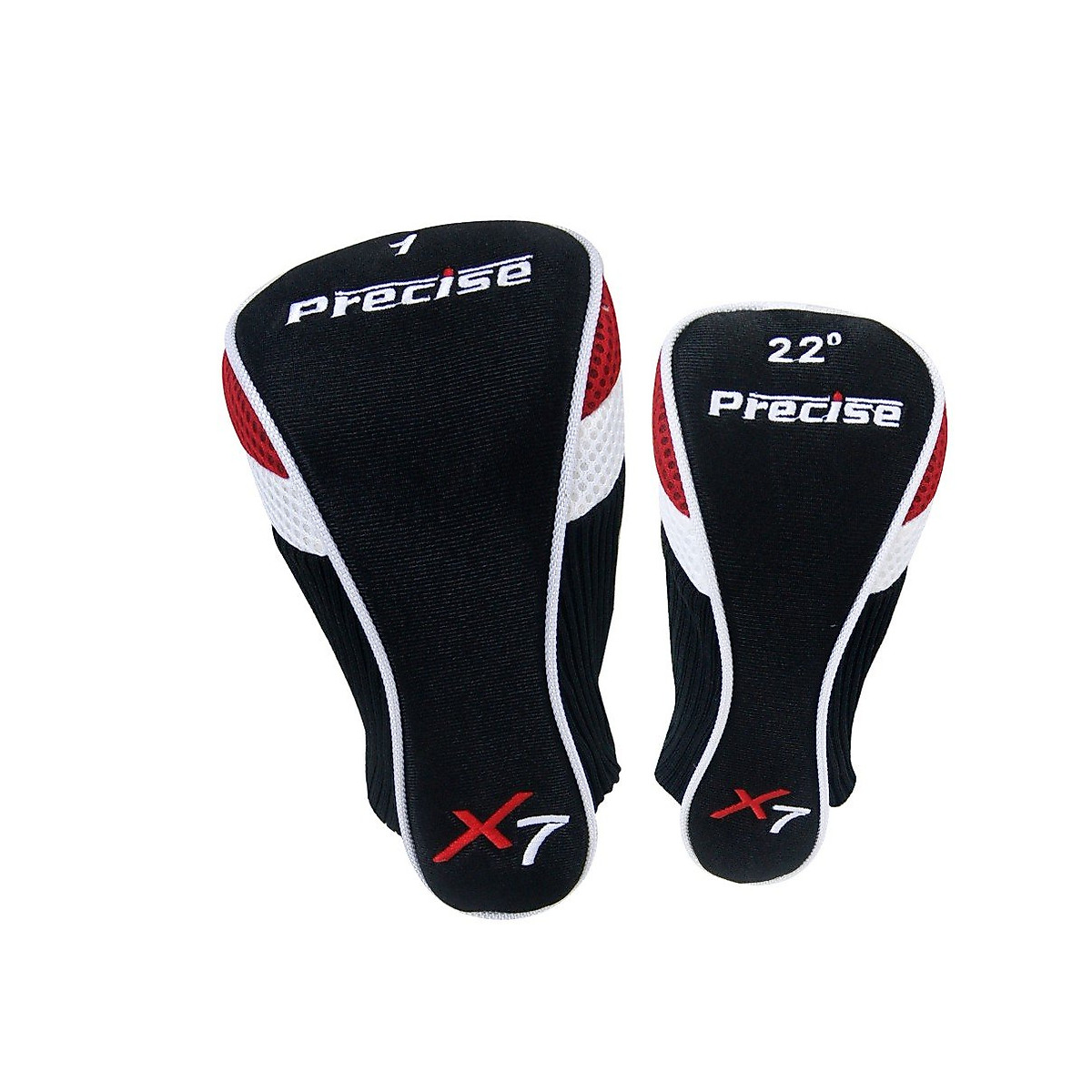 Distinctive Left Handed Junior Golf Club Set for Age 6 to 8 (Height 3'8" to 4'4") Set Includes: Driver (15"), Hybrid Wood (22*), 2 Irons, Putter, Bonus Stand Bag & 2 Headcovers