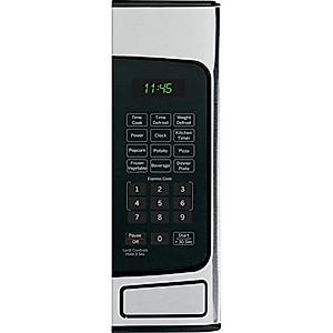 GE Countertop Microwave Oven | 1.1 Cubic Feet Capacity, 950 Watts | Kitchen Essentials for the Countertop or Dorm Room | Stainless Steel