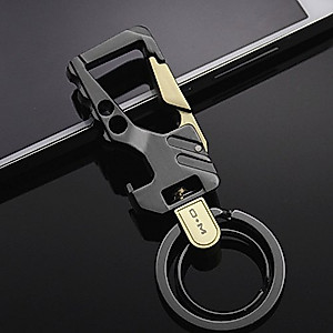 Lancher Key chain bottle opener with (2 Extra key rings and Gift Box) Heavy Duty Car Keychain for Men and Women