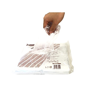 Iwatani Material Plastic Bags, Eye Wraps, TOUCH L, 400 Pieces, Approx. 9.1 x 13.4 inches (230 x 340 mm), Made in Japan, Commercial Use, Large Capacity, Plastic Bags, Food Packaging