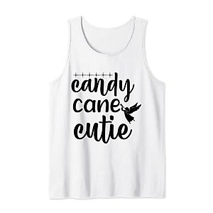Candy Cane Cutie Christmas Stocking Stuffer For Girls Tank Top