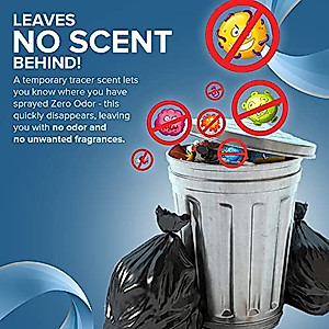 Zero Odor Multi-Purpose Odor Eliminator - Air & Surface Odor – Patented Technology Best for Bathroom, Kitchen, Fabrics, Closet- Smell Great Again, 22oz (Over 500 Sprays)